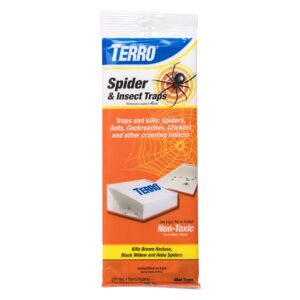 terro t3206 spider & insect trap, 4 count (pack of 1)