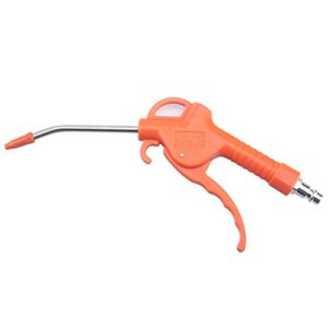 shiningeyes air blow gun angled bent nozzle pistol grip (orange)