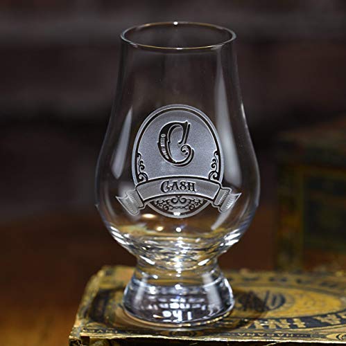 Glencairn Personalized, Scotch Whisky Glass Engraved, Set Of 2