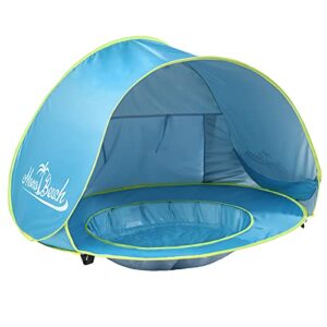 monobeach baby beach tent pop up portable shade pool uv protection sun shelter for infant