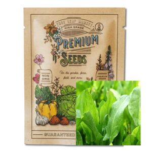 large leaf sorrel herb seeds for planting - 1 gram 500+ seeds - non-gmo, heirloom - culinary sorrel herb plant seeds - home garden herb seeds - sealed in a beautiful mylar package