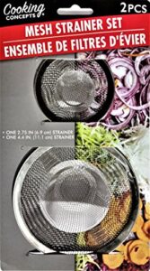 mesh strainer set, 2 pcs.