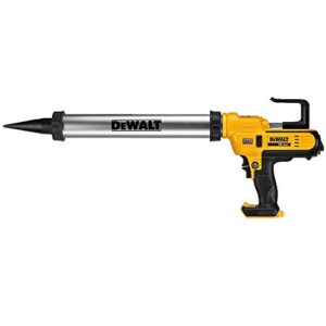 dewalt 20v max* cordless caulking gun, sausage pack, 300-600ml, tool only (dce580b)