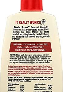 Skeeter Screen 90200 Mosquito Deterrent Spray, 4 oz, Red