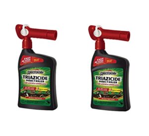 spectracide triazicide for lawns liquid concentrate insect killer, 32 oz (pack of 2)