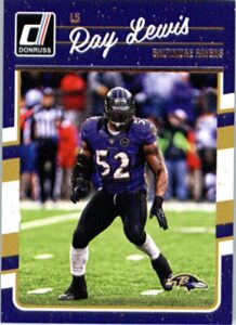 2016 donruss #28 ray lewis baltimore ravens football card