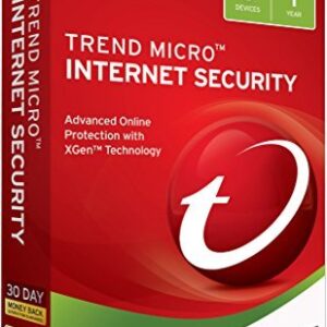 Trend Micro Internet Security | 2018 (3 PC's- 1 Year) Media less- Download