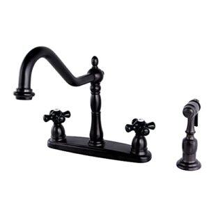 kingston brass kb1755pkxbs duchess centerset kitchen faucet, 8-5/8", oil rubbed bronze