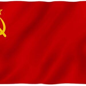 Anley Fly Breeze 3x5 Foot Soviet Union Flag - Vivid Color and Fade proof - Canvas Header and Double Stitched - Union of Soviet Socialist Republics National Flags with Brass Grommets 3 X 5 Ft