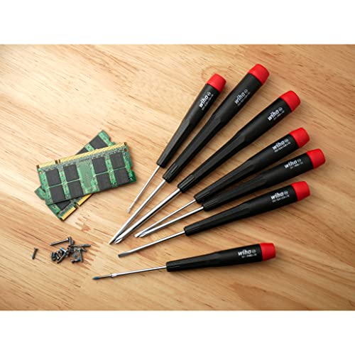 Wiha 26197 7 Piece Precision Slotted and Phillips Screwdriver Set