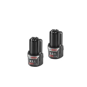 bosch bat414-2pk 12v max lithium-ion 2.0 ah battery 2-pack