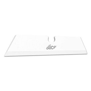 Slice 10528 Pointed Tip Ceramic Replacement Blade with 1" Cutting Depth, Equivalent to 20 Metal Blades (3 Pack), White