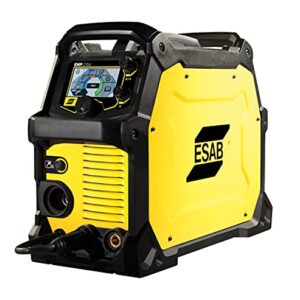 ESAB 0558102240 Rebel EMP 215IC Multi-Process MIG/TIG/Flux/Stick Welding System, sMIG Technology, 4.3" Screen, Victor Gas Regulator, TWECO Fusion 180 MIG Gun, TIG Torch and Electrode Holder