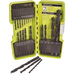 Ryobi A10D21D Black Oxide Drill Bit Set (21-Piece)