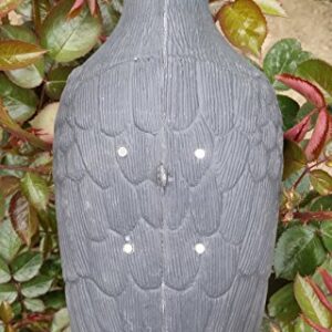 ZILIN Plastic Crow Decoy with Magnet, Ideal for Crow Control