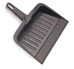 rubbermaid commercial 2005-cc dust pans, 8 1/4" x 12 1/4", plastic, charcoal