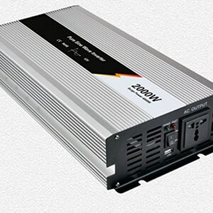 GOWE 2KW solar system off grid system/solar panel 2000w /2kw pure sine wave inverter/60A LCD display controller