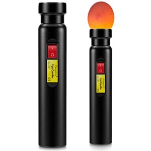 magicfly rechargeable wireless egg candler tester for monitoring eggs development, bright cool led light candling lamp