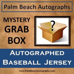 mystery grab box - autographed baseball jersey