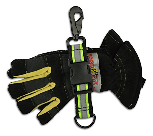 Lightning X Heavy-Duty Ballistic Nylon Glove Strap, Adjustable Size, Reflective Tape for Quick Access (Ideal for Firefighters, EMTs, Construction and Mechanics)