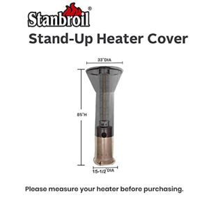 Stanbroil Standup Patio Heater Cover, Waterproof Heater Cover for Outdoor with Zipper, 85'' H x 33" D x 15-1/2" Base