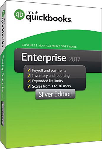 QuickBooks Enterprise 2017 Silver Edition, 10-User (1-year subscription)