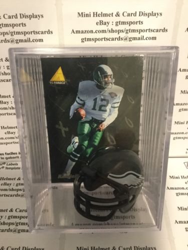 Randall Cunningham Philadelphia Eagles Mini Helmet Card Display Collectible Auto Shadowbox Autograph