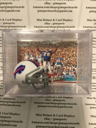 Bruce Smith Buffalo Bills Mini Helmet Card Display Collectible Sack Auto Shadowbox Autograph