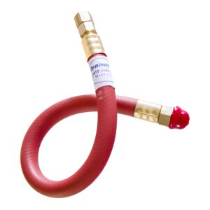 drainzit drainzit 8-13hp horz 18" hose, red (hon1412-18)