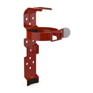 amerex 818 steel fire extinguisher bracket (red)