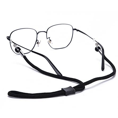 20 Pcs Black Sunglasses Strap Holder Adjustable Eyeglass Lanyard Rope Eyewear Retainer Cord Glasses Neck Strap String