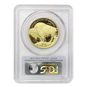 2011 W 1 oz American Gold Proof Buffalo PR-70 Deep Cameo First Strike Bison Label by Mint State Gold $50 PR70DCAM PCGS