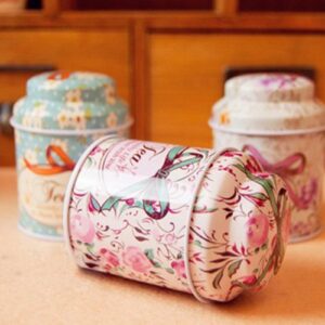 Flower Pastoral Style Mini Tea & Coffee Tin