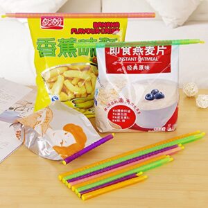 3pcs plastic magic sealing clip food sealing rod sealing strip