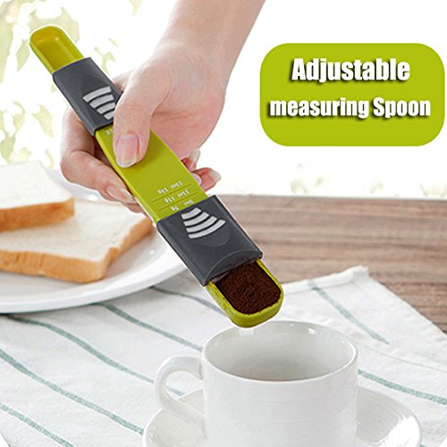 Kitchen Adjustable Measuring Spoon With Scale Baking Cooking Tools Baking Accessories