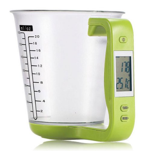 LCD Digital 1KG Measuring Cup Kitchen Scale