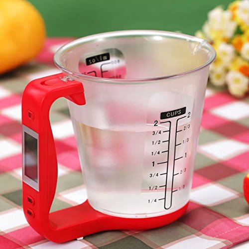 LCD Digital 1KG Measuring Cup Kitchen Scale