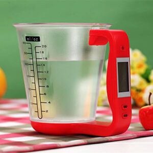 LCD Digital 1KG Measuring Cup Kitchen Scale