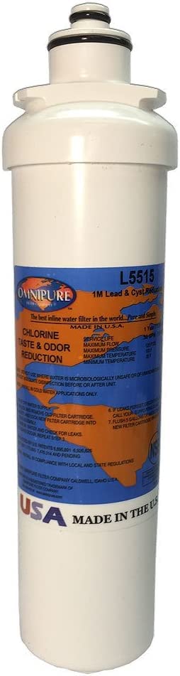 Omnipure L5515 2.5 x 10 L-Series GAC with Lead Removal Filter Cartridge by Omnipure