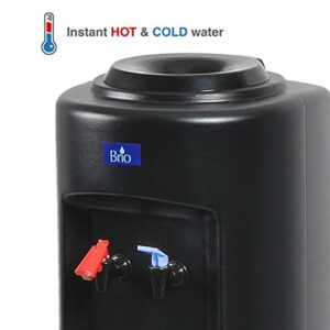 Brio CL520 Commercial Grade Hot and Cold Top Load Water Dispenser Cooler - Essential Series