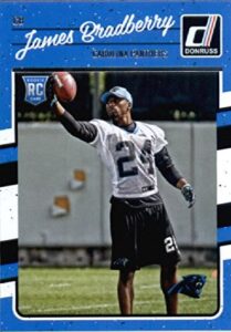 2016 donruss #319 james bradberry carolina panthers football rookie card-mint