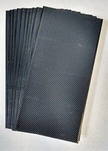 acorn bee 9" foundation bee's waxed coated black plastic deep 10 sheets