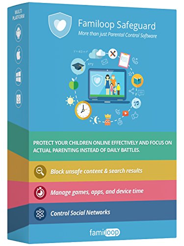 Parental Control Software - Familoop Safeguard. 10 devices 1 month licence. Porn blocker, Internet filter & screen time control for your kids..