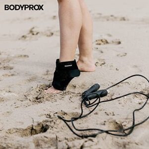 Bodyprox Ankle Support Brace, Breathable Neoprene Sleeve, Adjustable Wrap!