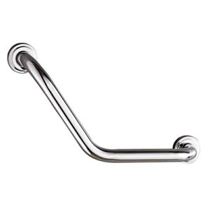 rovate shower angled grab bar, bathroom safety 17-inch stainless steel bathtub grip, chrome