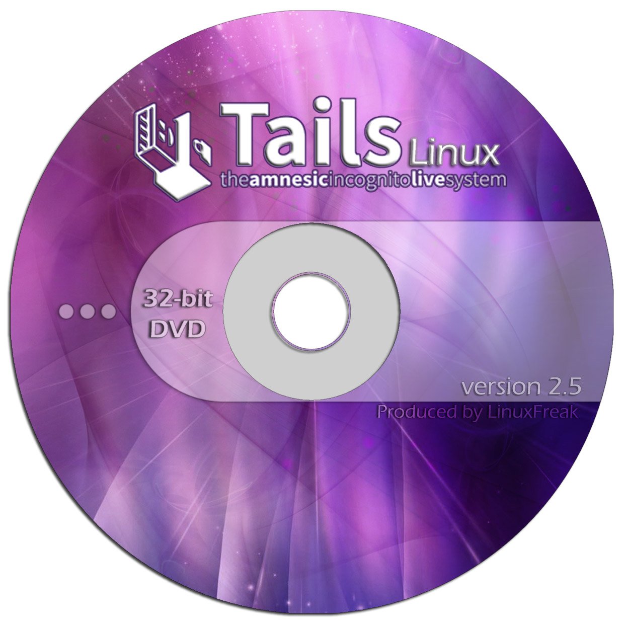 Tails Linux 2.5 - Browse Anonymously - Bootable Premium DVD