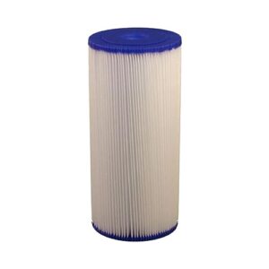 tier1 20 micron 10 inch x 4.5 inch | pleated whole house sediment water filter replacement cartridge | compatible with pentek ecp20-bb, hydronix spc-45-1020, 255491-43, home water filter