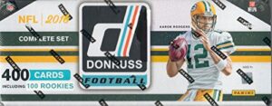 2016 donruss nfl football massive 400 card factory set loaded with superstars & 100 rookies including carson wentz, dak prescott, ezekiel elliott & more!