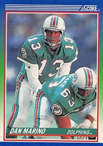 dan marino football card (miami dolphins) 1990 score #13