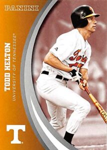 todd helton baseball card (tennessee volunteers) 2016 panini team collection #46